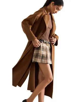 Anthropologie Double-faced Wool Blend Coat Jacket - Camel