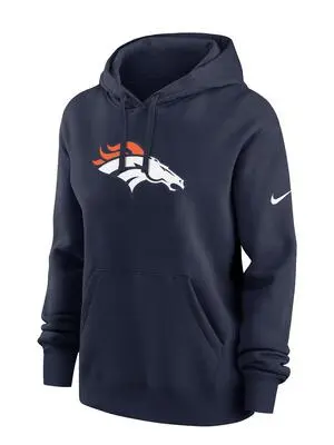 Nike Denver Broncos Club Nfl Pullover Hoodie - Blue