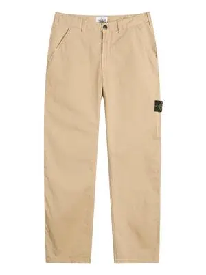 Stone Island Organic Twill Chino Trousers - Desert