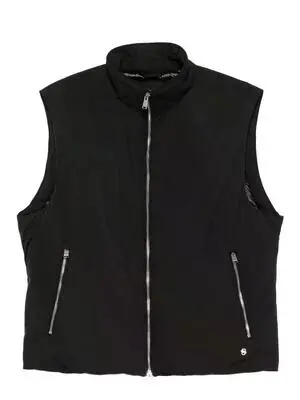 BOSS Zip-front Waistcoat - Black