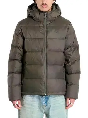 Calvin Klein Hooded Zip-up Jacket - Grey
