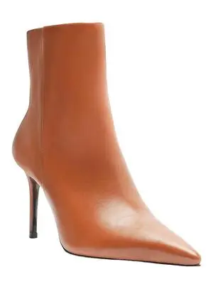 Schutz Mikki Leather Booties - Butter Scotch