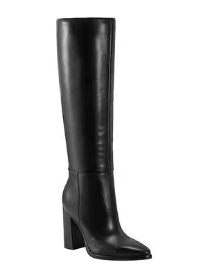 MARC FISHER LTD. Lannie Wide Calf Boots - Black