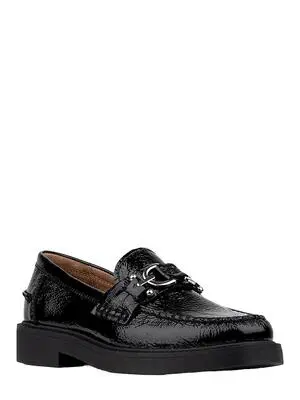 DONALD PLINER Galilee Loafers - Black Leather