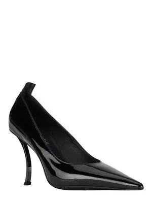 Jeffrey Campbell Freak-out Leather Pumps - Black Patent