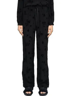 Zadig&Voltaire Poma Flocked Pants - Black