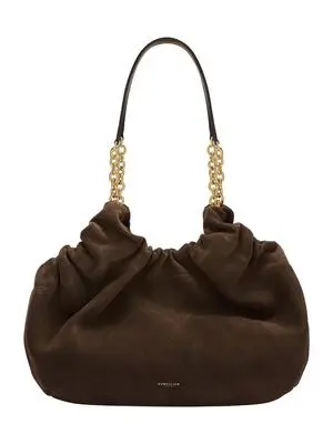 DEMELLIER Miami Bag - Mocha Suede & Mocha Smooth