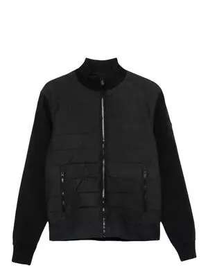 SAVE THE DUCK Quilted Knit Jacket - Black