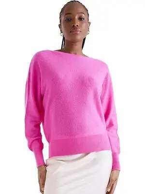 1982 Alaia Long Sleeve Cashmere Sweater - Hot Pink