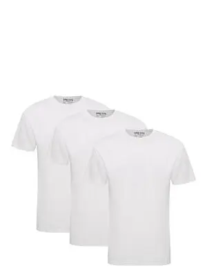 EPIC FITS Crew Neck T-shirts All White