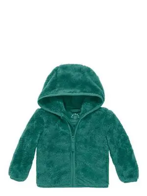 PRIMARY Baby Teddy Fleece Jacket - Sunwashed Teal