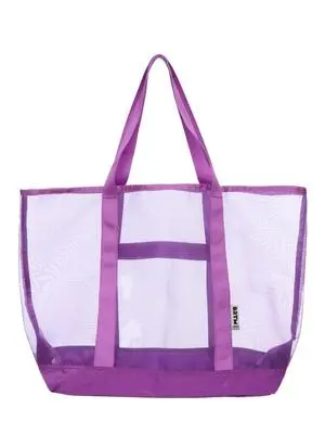 BABOON TO THE MOON Mesh Tote Bag - Electric Purple