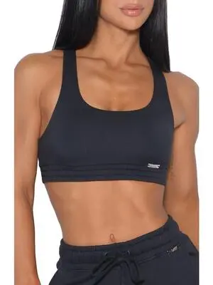 BOMBSHELL SPORTSWEAR Sweat Lounge Bra - Vintage Black