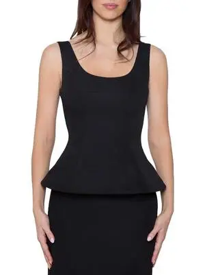 LEAU Calesia Contour Bustier Top Black