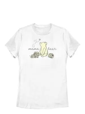 WINNIE THE POOH Mama Bear Graphic T-shirt - White