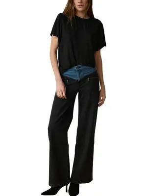 TT STUDIOS Ava Contrast Wide Leg Jean - Doyers St.