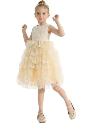 TULLEEN Leah Tulle Dress - Gold