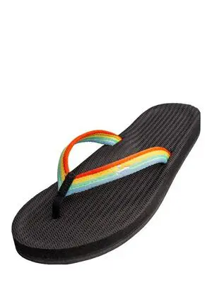 INDOSOLE Tire Sole Flip Flops - Rainbow