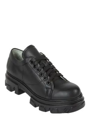 URBNKICKS The Collegiate Leather Sneakers - Black