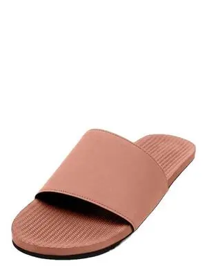 INDOSOLE Tire Sole Slide Sandals - Rust