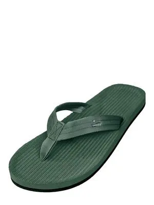 INDOSOLE Responsibly-made Tire Sole Flip Flops - Leaf