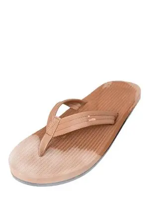 INDOSOLE Responsibly-Made Tire Sole Flip Flops Rust