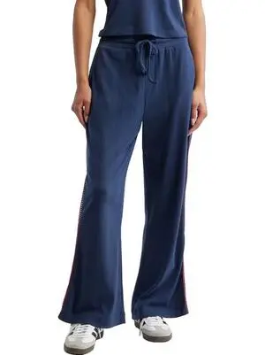DAMSON MADDER Bailey Kick Flare Sweatpants - Navy