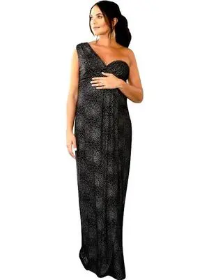 TIFFANY ROSE MATERNITY Galaxy Maternity Gown - Constellation Black