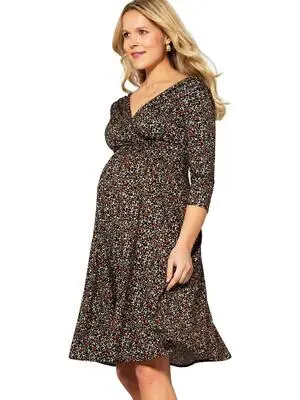 TIFFANY ROSE MATERNITY Willow Maternity Dress - Cocoa Orange