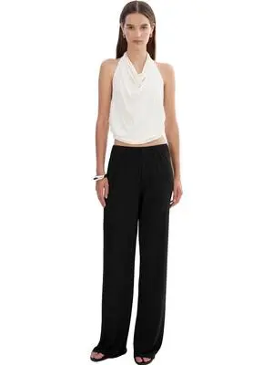 LAMARQUE GIGI Knit Pants Black