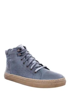 ROAN Leather High-top Sneaker - Grey Mm Dd Tml