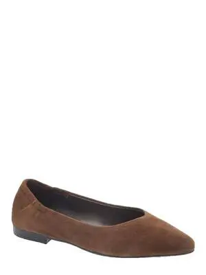 Cordani Mavis Pointed Toe Flat - Tmoro Suede