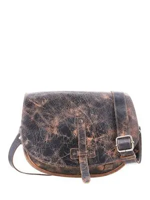 Bed Stu Sequoia Saddle Crossbody Bag - Black Lux