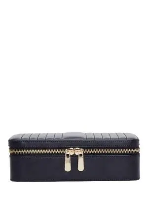 Wolf Maria Medium Zip Jewelry Case - Navy