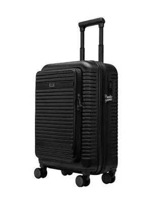 ELLE Escape Expandable Carry-on Suitcase With Laptop Pocket - Black