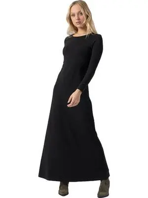 SAINT + SOFIA Runway Maxi Dress Black
