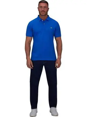 RAGING BULL 100% Cotton Polo Shirt Cobalt Blue
