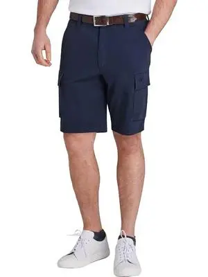 RAGING BULL Relaxed Fit Cargo Shorts - Navy
