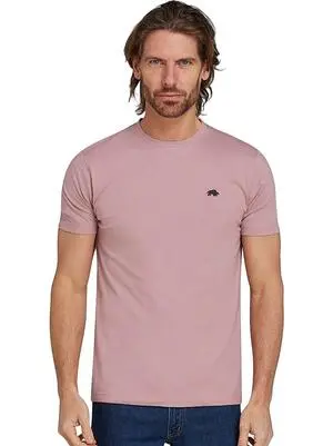 RAGING BULL Cotton Blend T-shirt Pink