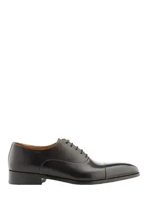 ACE MARKS Griffin Cap Toe Oxford - Black Antique