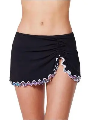 GOTTEX Layla Tricolore Skirted Bottom - Black