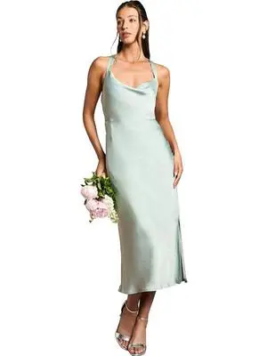 OASIS Satin Bridesmaids Dress