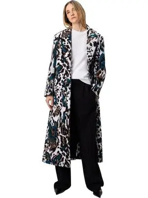 Missoni Long Animalier Pattern Coat - Multicoloured