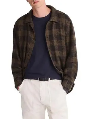 Madewell Twill Shirt Jacket - Gradient Plaid