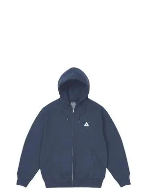 PALACE Zip Up Hoodie Navy Blue