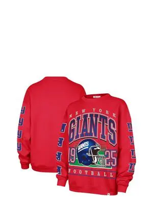 '47 New York Giants Oversized Pullover Sweatshirt - Red