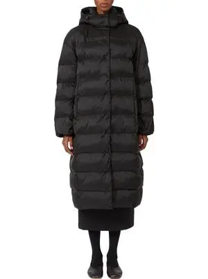 MM BY MAX MARA Carioca Hooded Quilted Coat - Black