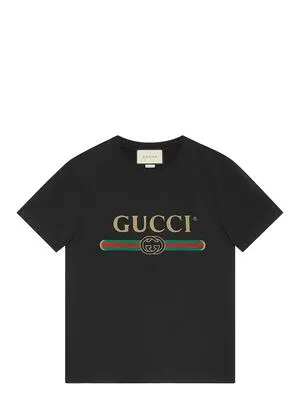 Gucci Washed Jersey Oversize T-shirt - Black