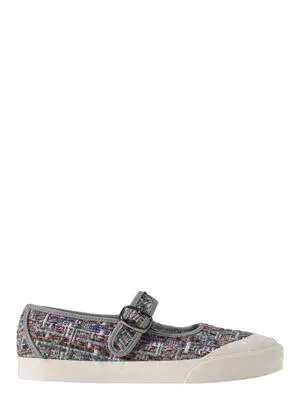 VANS Premium Mary Jane Lowpro Tweed Sneakers - Grey