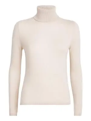 Eleventy Cashmere Rollneck Sweater - Beige